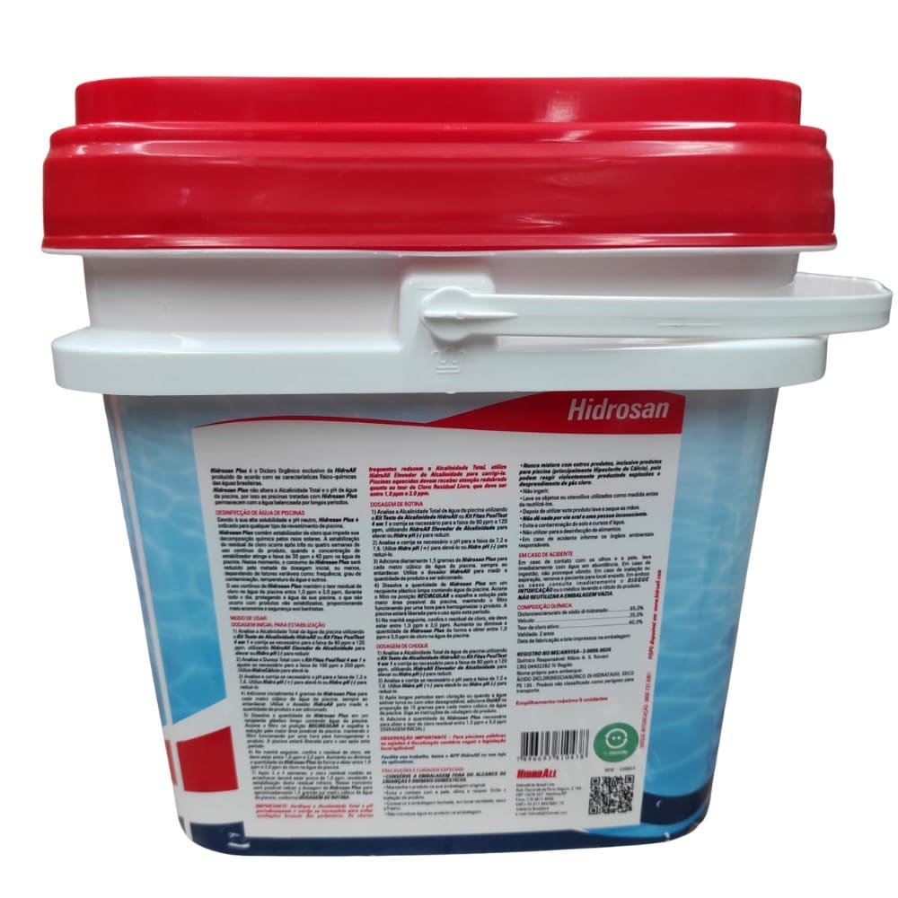 Cloro Hidrosan Plus Balde 10kg