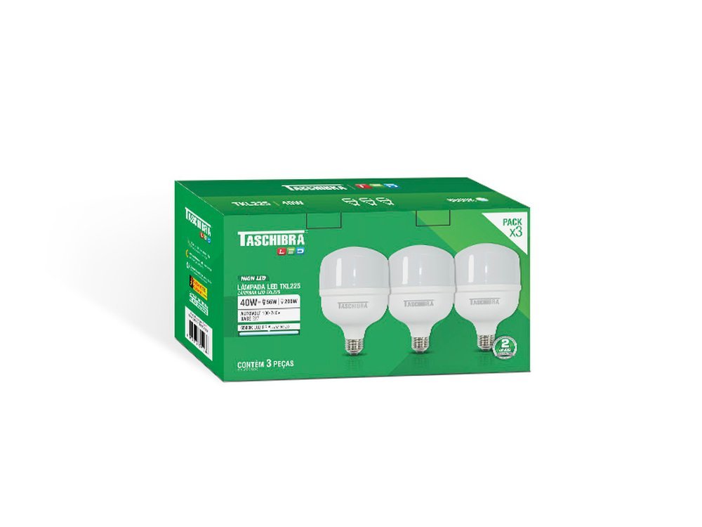 Lâmpada Led 40W TKL225 6500K Taschibra